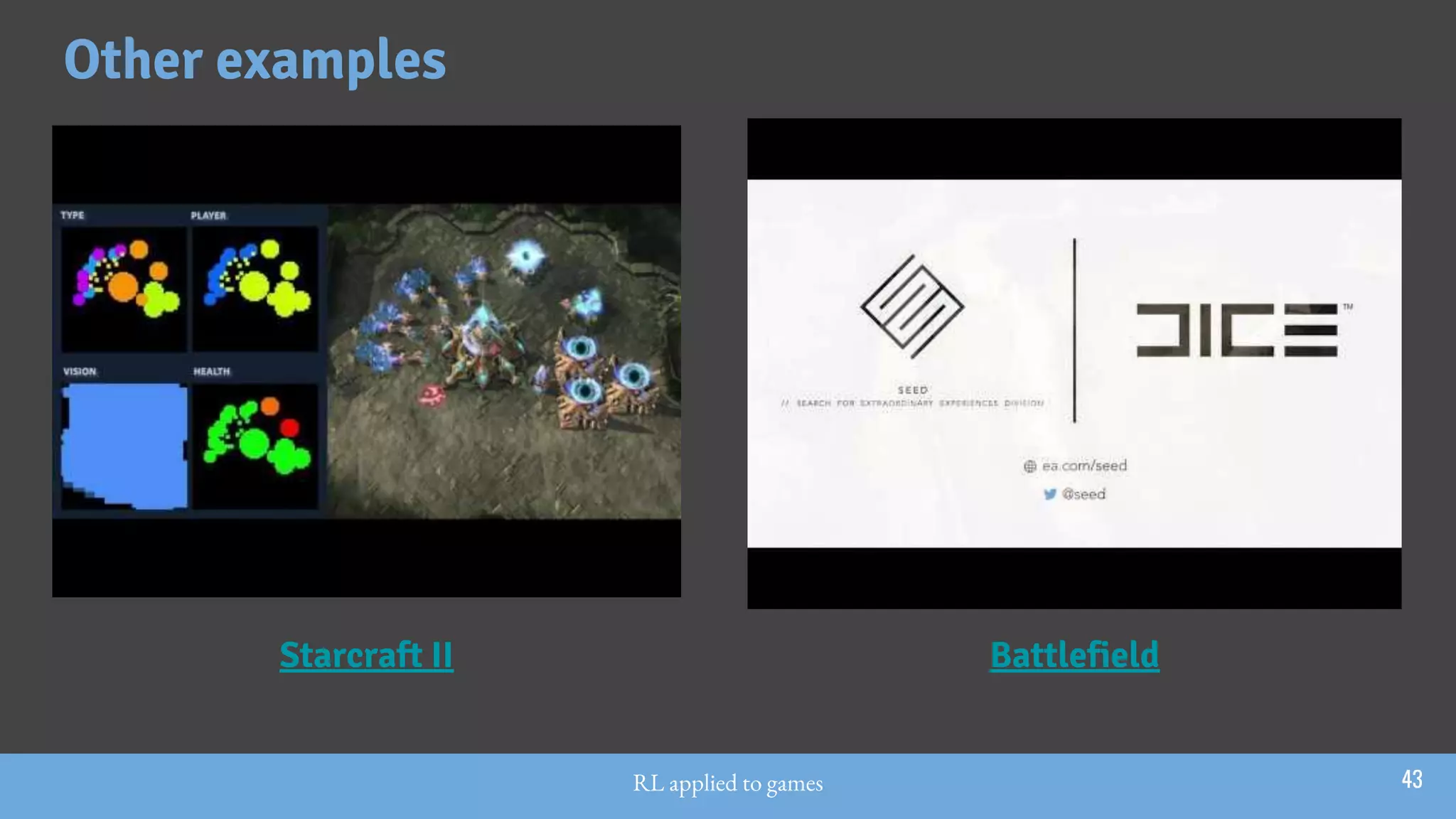 A brief overview of Reinforcement Learning applied to games | PPT
