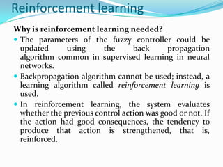 Reinforcement learning in neuro fuzzy traffic signal control | PPTX