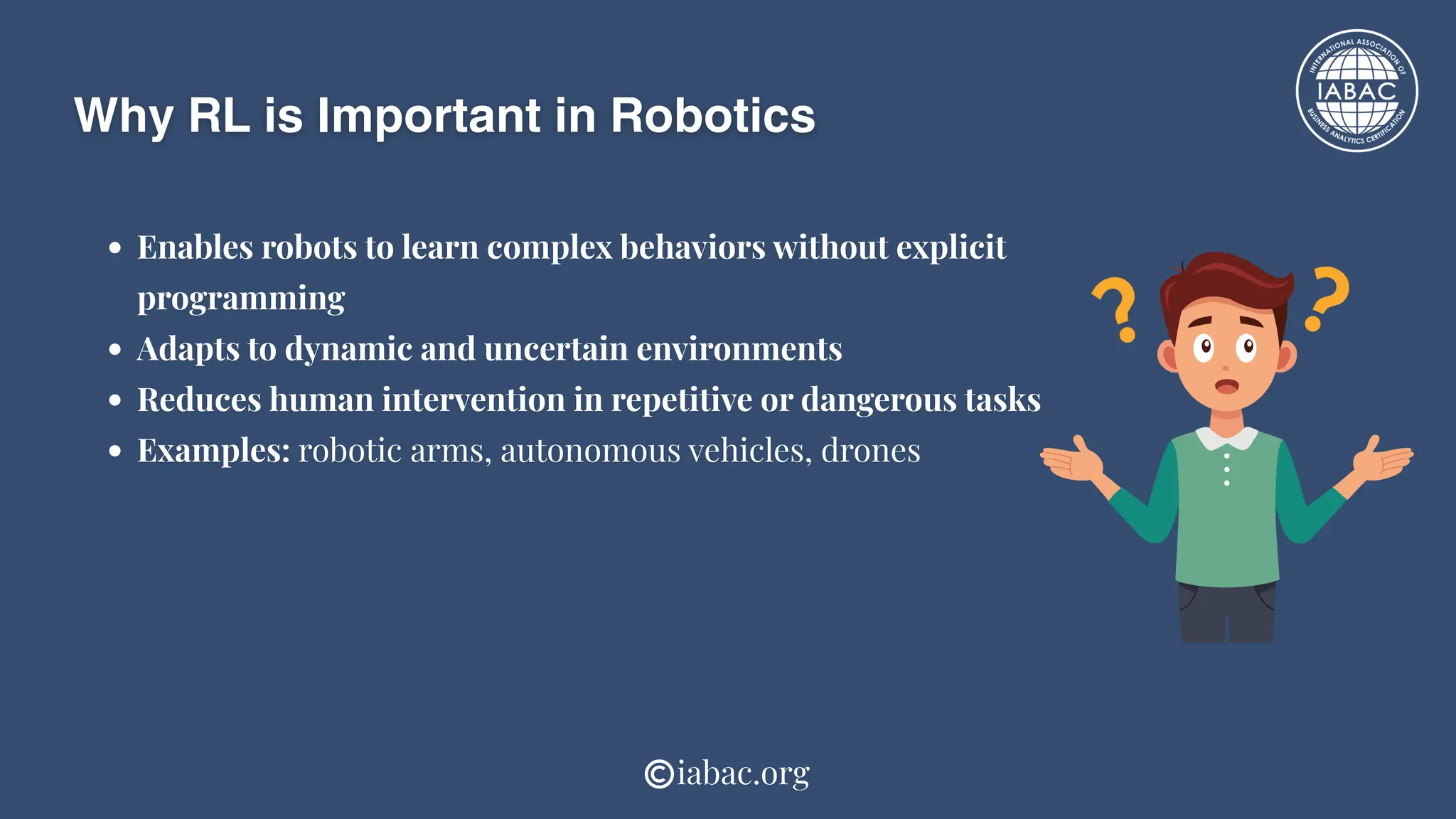 Reinforcement Learning in Robotics | IABAC | PDF