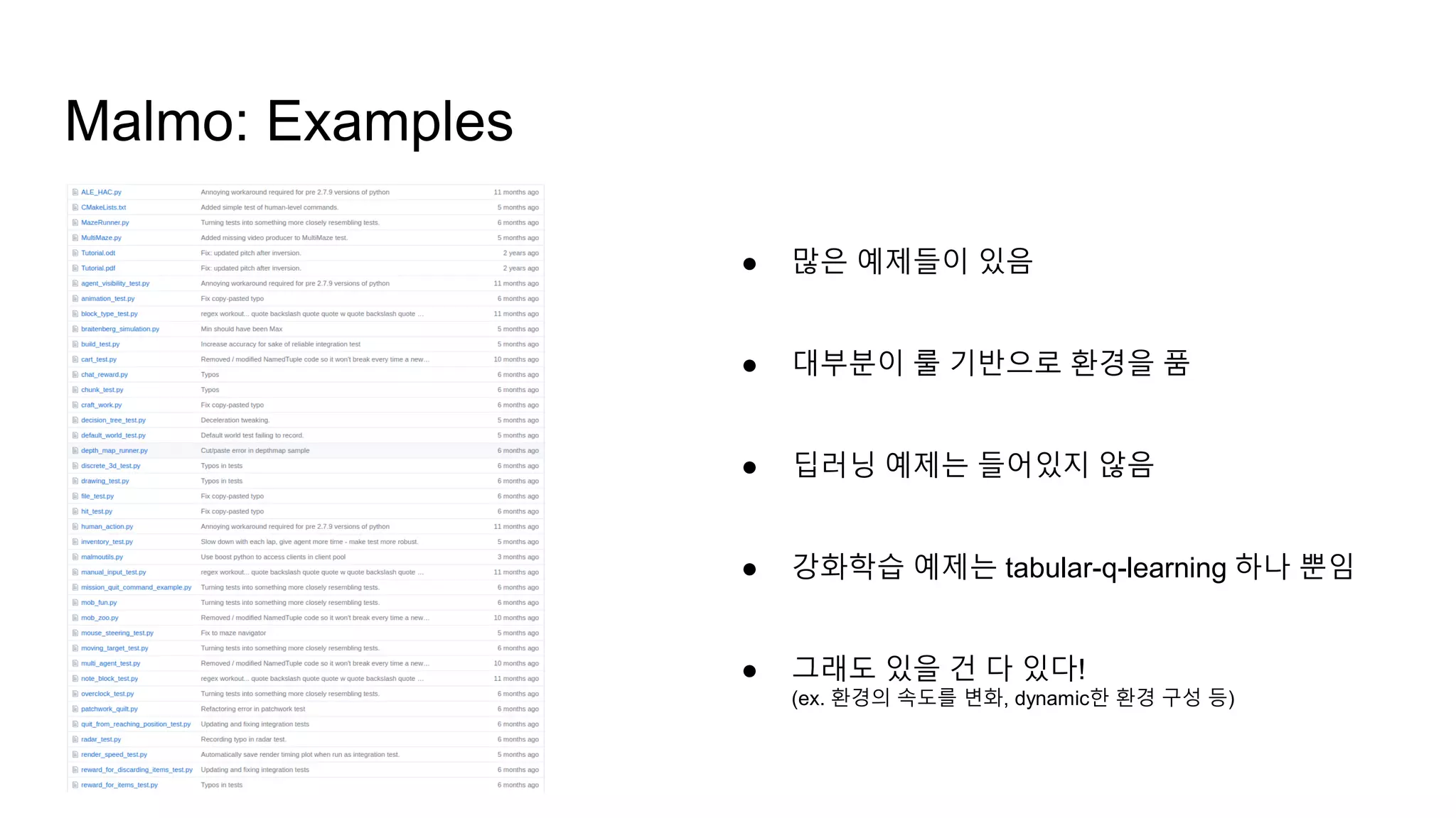 Reinforcement Learning Tutorial for Minecraft | PPT