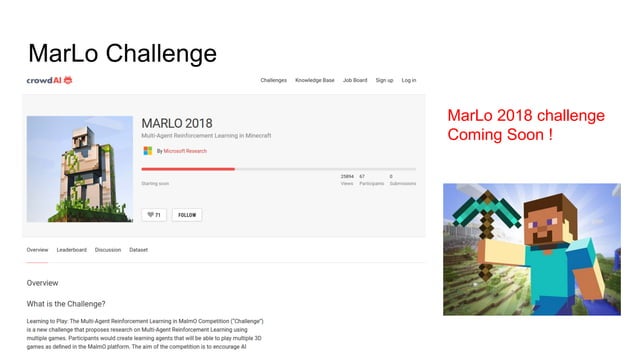 Reinforcement Learning Tutorial for Minecraft | PPT