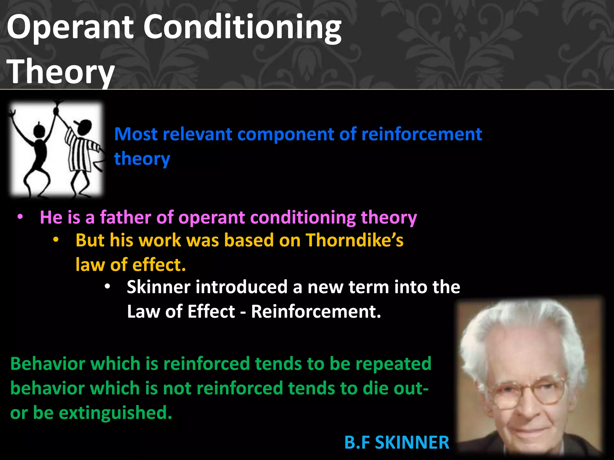 Reinforcement motivation theory | PPTX