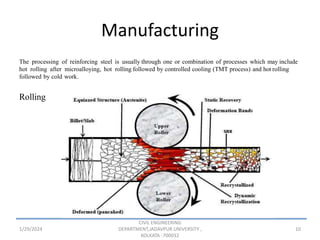 A presentation on reinforcement detailing in the manufacturing process ...