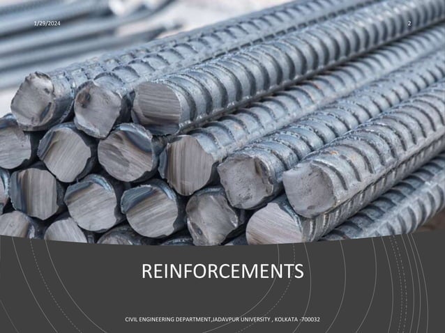 A presentation on reinforcement detailing in the manufacturing process ...