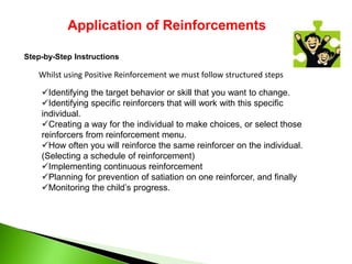 Reinforcement | PPTX | Parenting Babies and Toddlers | Parenting