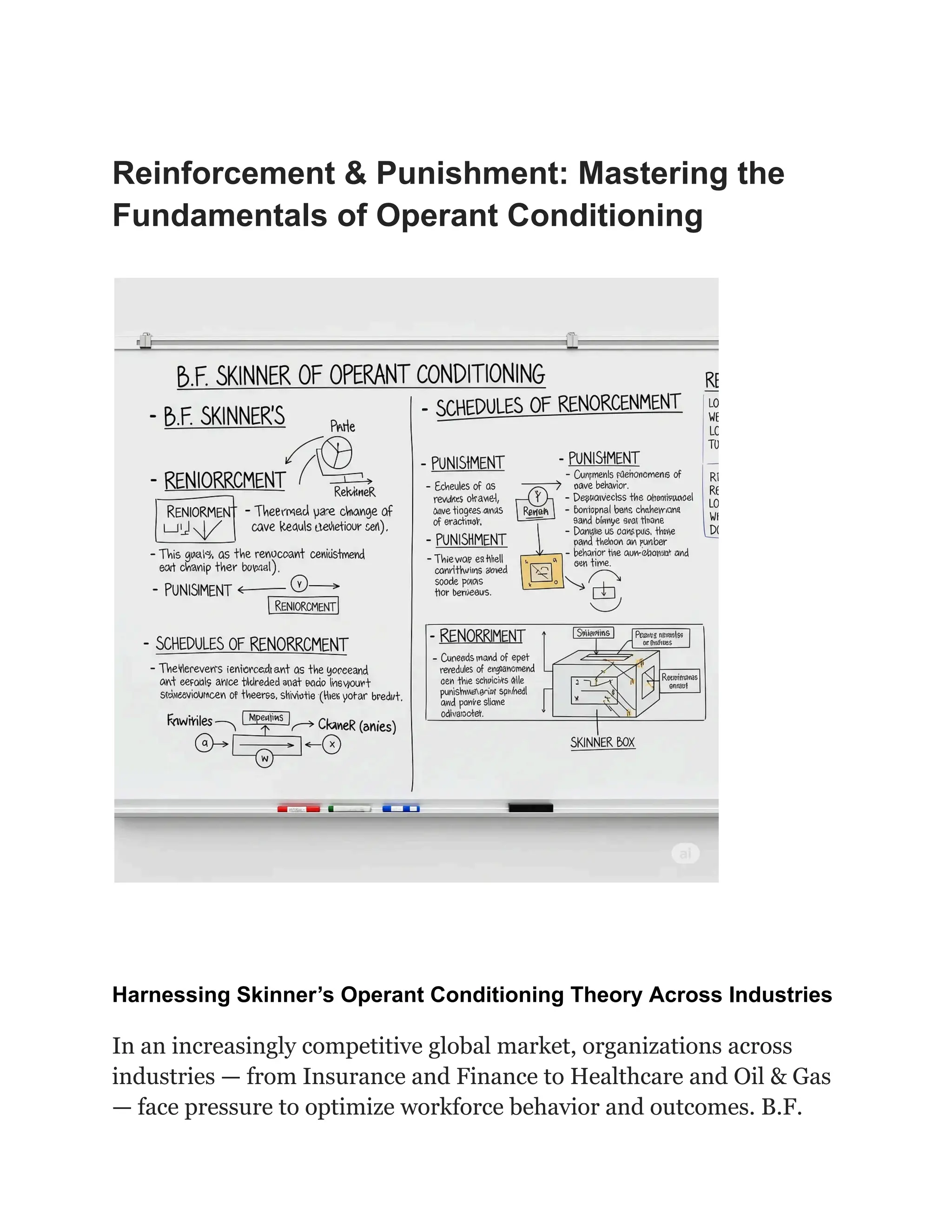 Reinforcement & Punishment_ Mastering the Fundamentals of Operant ...