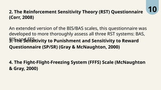 Reinforcement sensitivity theory (Jeffrey gray) | PPTX