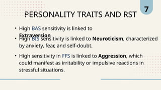 Reinforcement sensitivity theory (Jeffrey gray) | PPTX