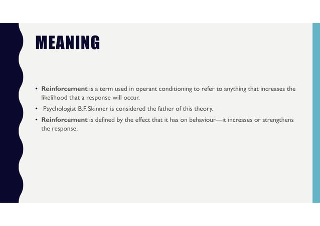 Reinforcement skill pdf | PPT