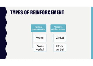 Reinforcement skill pdf | PPT