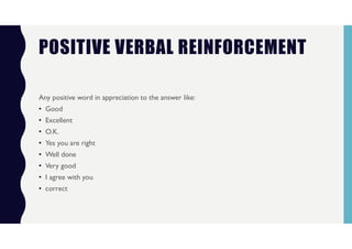 Reinforcement skill pdf | PPT