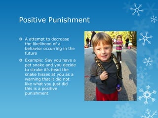 Reinforcements & punishments | PPTX