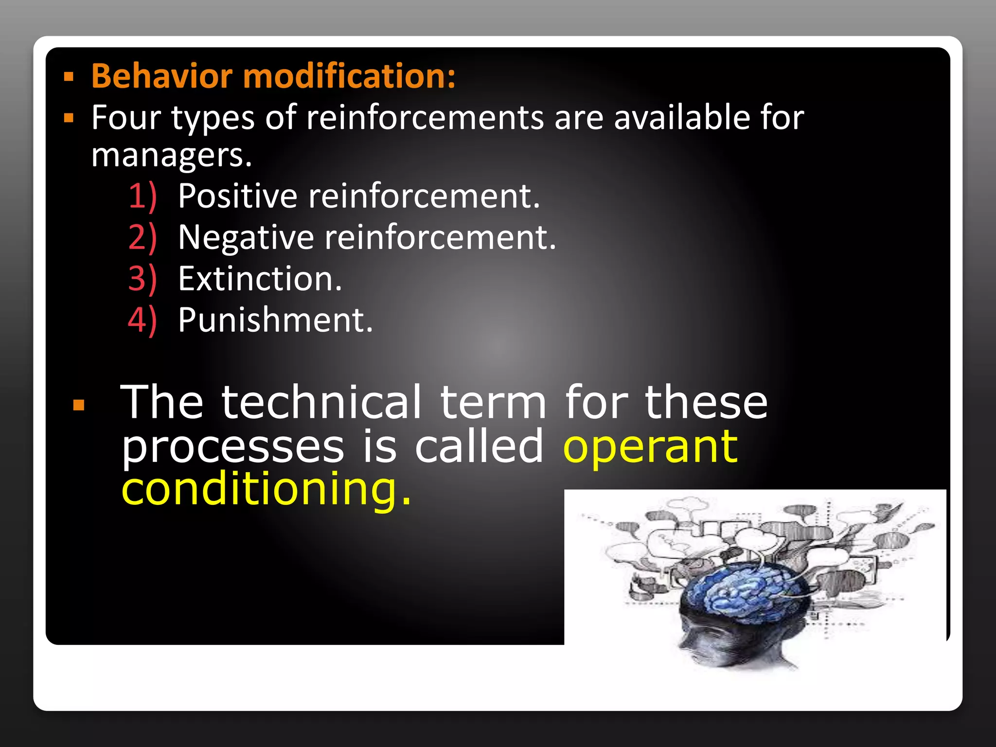 Reinforcement theory | PPTX