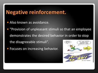 Reinforcement theory | PPTX