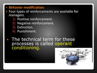 Reinforcement theory | PPTX