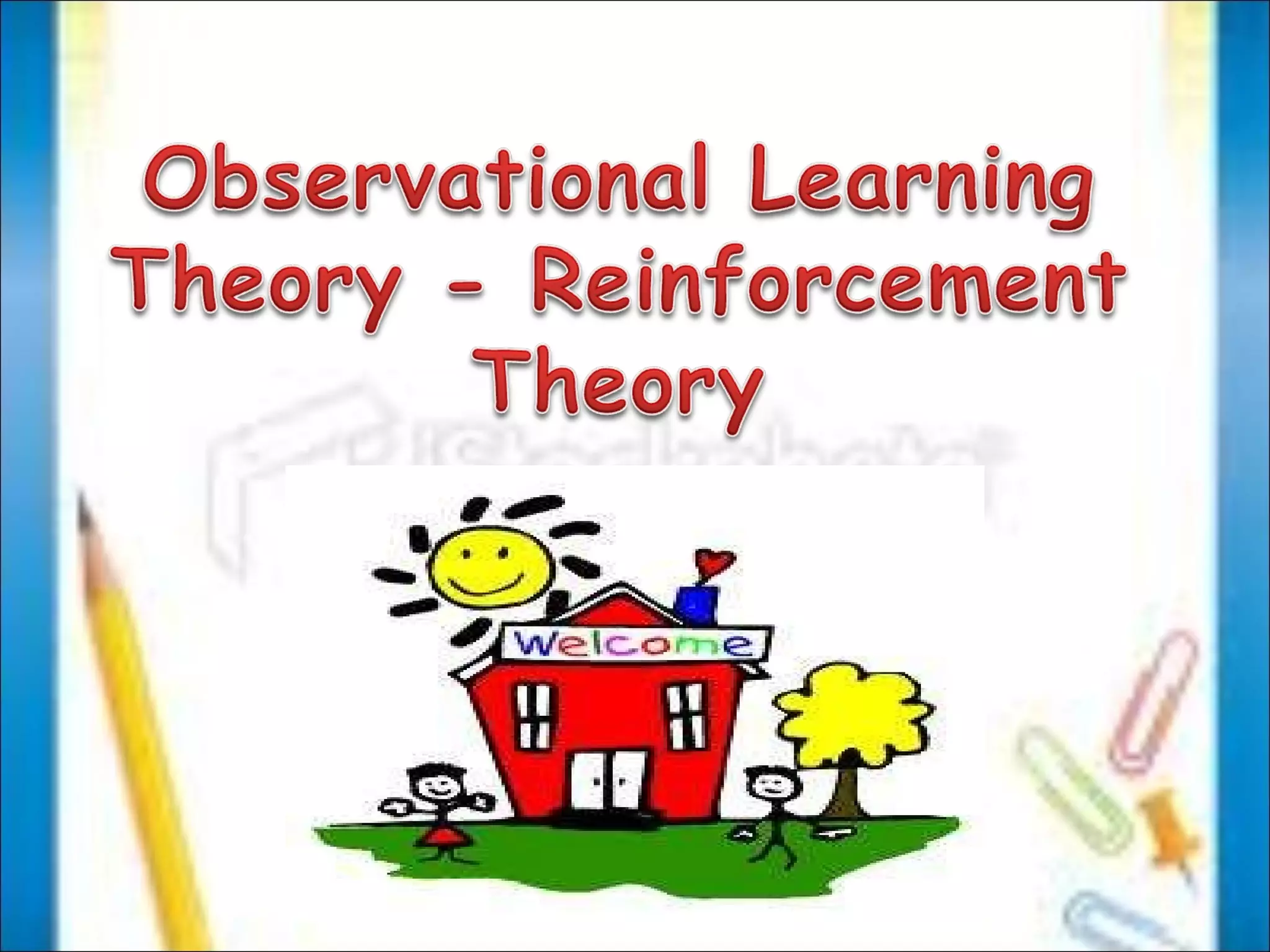Reinforcement theory observational learning theory | PPT | Science
