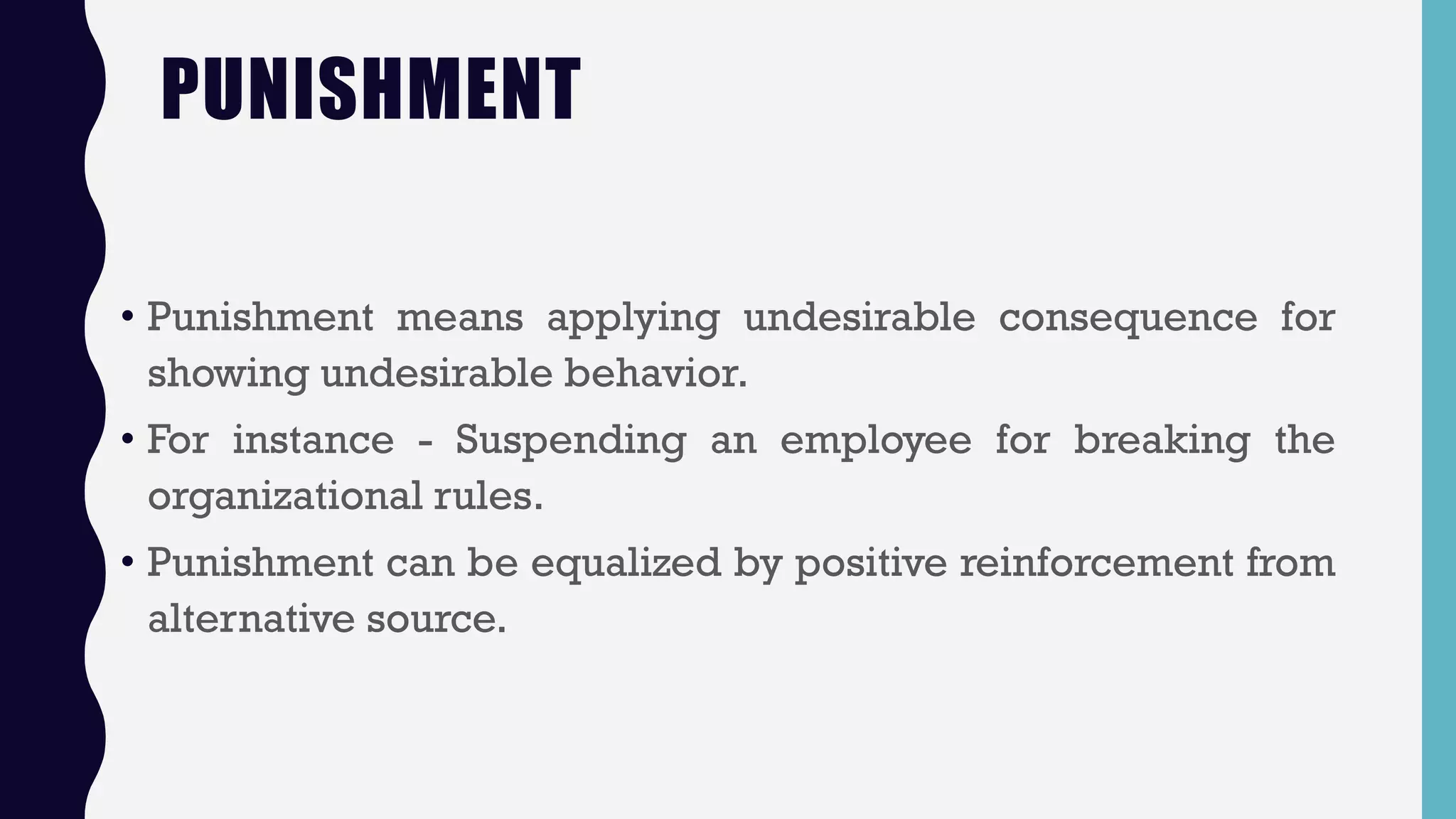 Reinforcement theory of motivation | PDF