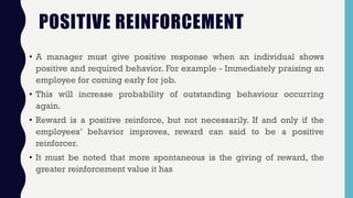 Reinforcement theory of motivation | PDF