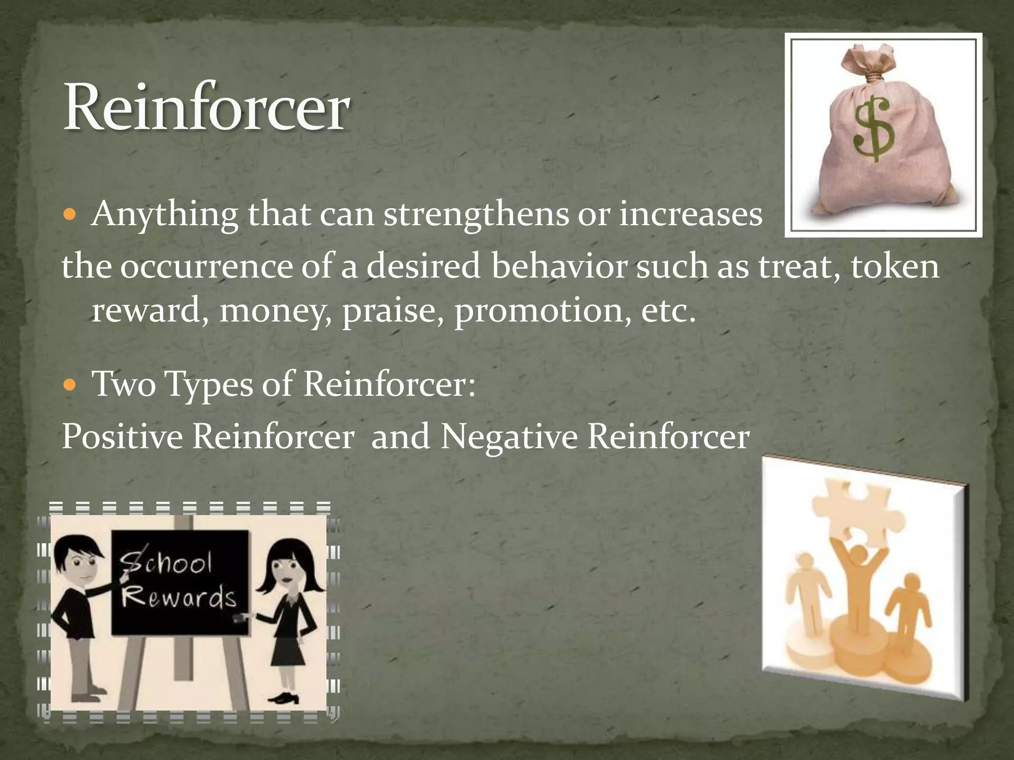 Reinforcer and punishment | PPTX