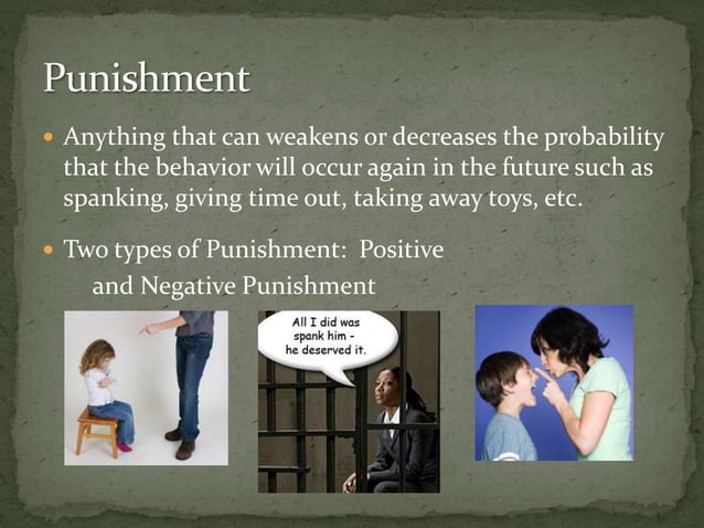 Reinforcer and punishment | PPTX