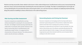 Reinforce the insurance value chain with predictive modelling and ml | PDF