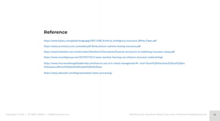Reinforce the insurance value chain with predictive modelling and ml | PDF