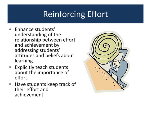Reinforcing Effort | PPTX