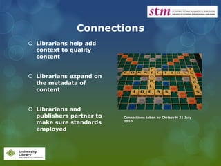 Reinforcing the Role of the Library: Communicating Value, Increasing ...