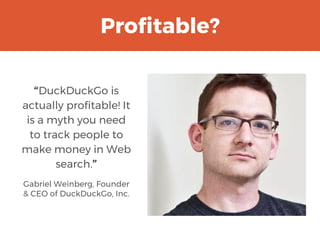 DuckDuckGo preso | PDF