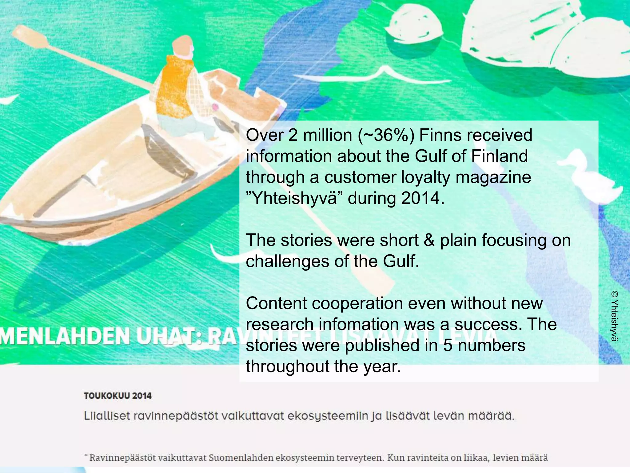 Gulf of Finland Year: 3 success stories of communication + 1 challenge ...