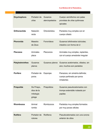 5 Reinos de la Naturaleza | PDF