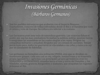 Reinos germánicos | PPTX