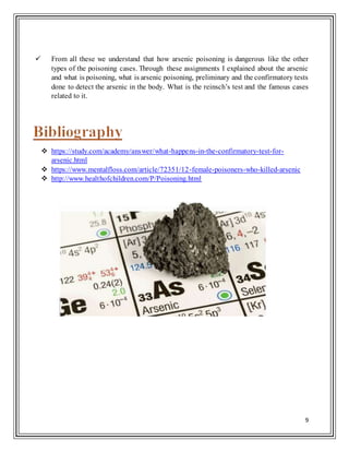 Reinsch's test for arsenic | DOCX