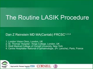 The Routine LASIK Procedure | PPT