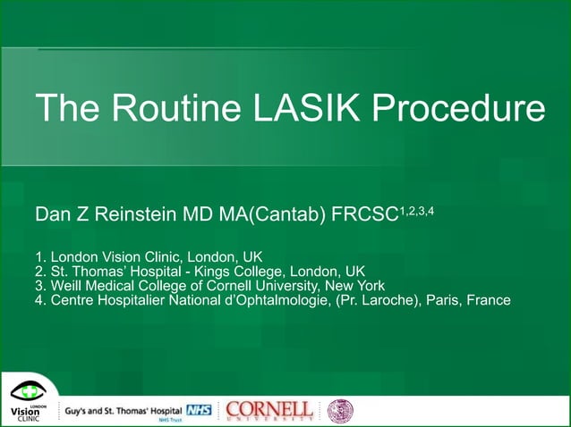 The Routine LASIK Procedure | PPT