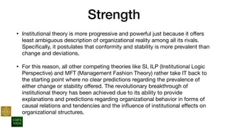 Reinstutionalism | PPT