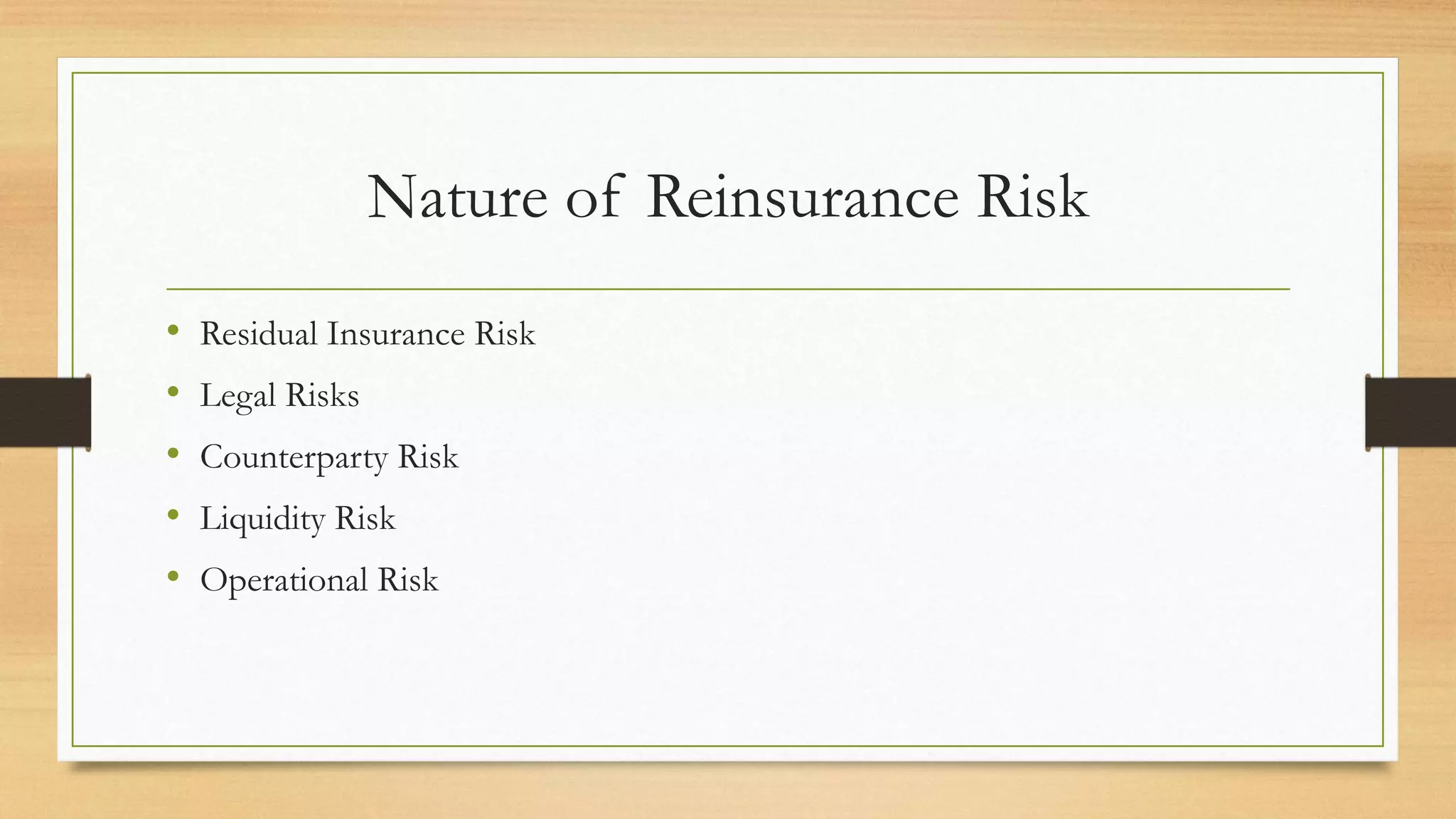 Reinsurance | PDF