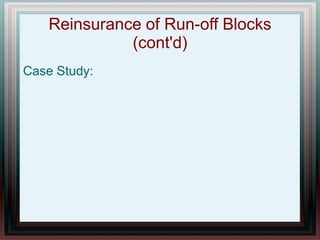 Non-Traditional Reinsurance Structures | PPT