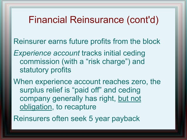 Non-Traditional Reinsurance Structures | PPT