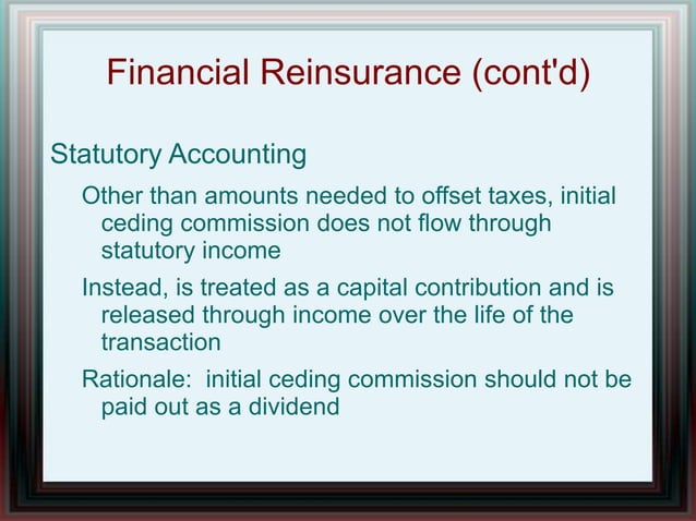 Non-Traditional Reinsurance Structures | PPT