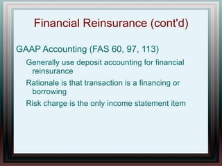 Non-Traditional Reinsurance Structures | PPT