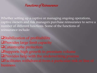 Reinsurance | PPTX