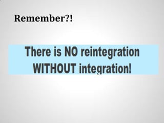 Reintegration campaign | PPTX