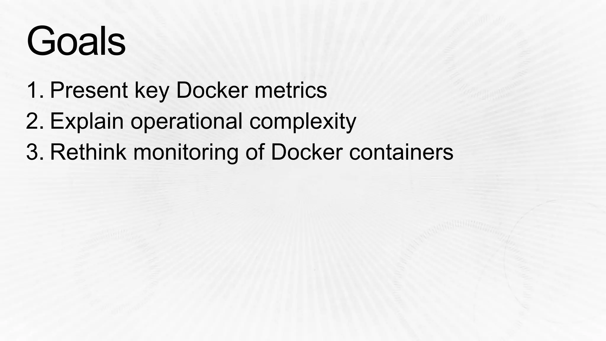 Running & Monitoring Docker at Scale | PDF | Cloud Computing | Internet