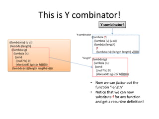 Reinventing the Y combinator | PPTX