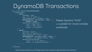 Re:Invent 2018 Database Announcements | PPT | Free download