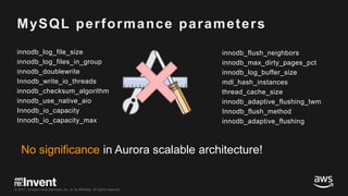 DAT304_Amazon Aurora Performance Optimization with MySQL | PPTX