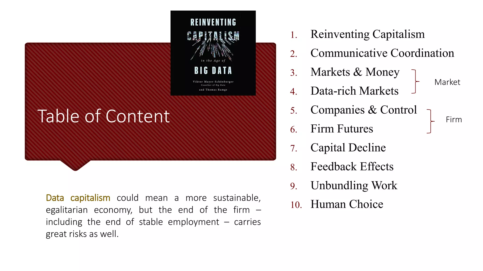 Reinventing Capitalism In The Age of Big Data (Reading Notes) | PPTX