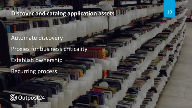 Outpost24 Webinar - Creating a sustainable application security program to drive growth | PPT