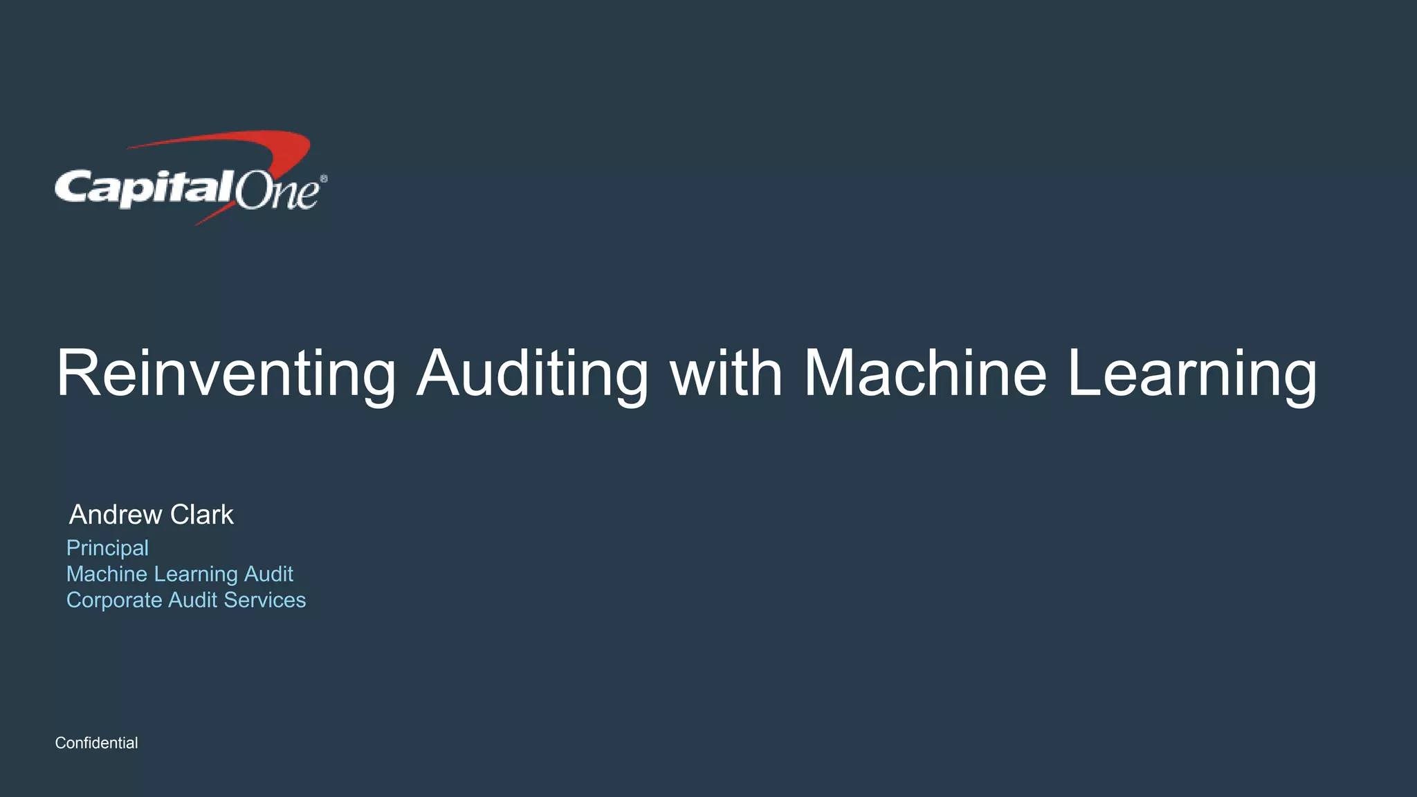 Reinventing Auditing with Machine Learning | PPTX